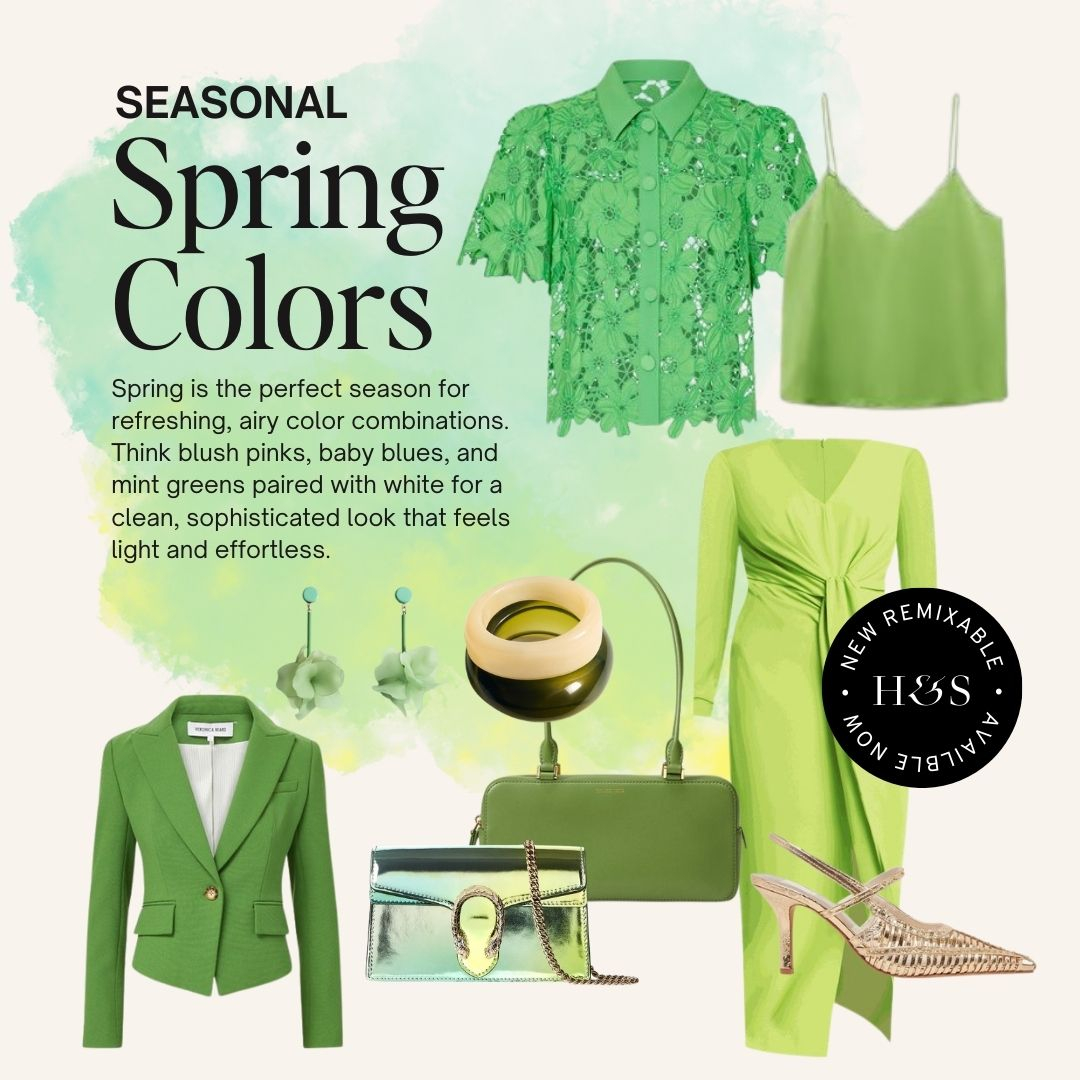 Seasonal Spring Colors | Hue & Stripe
